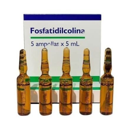 Lipostabil - Fosfatidilcolina - 5 Ampolas - 5ml cada - Barba e Suplementos