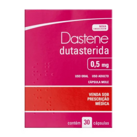 Dutasterida 0,5mg - 30 Cápsulas - Barba e Suplementos